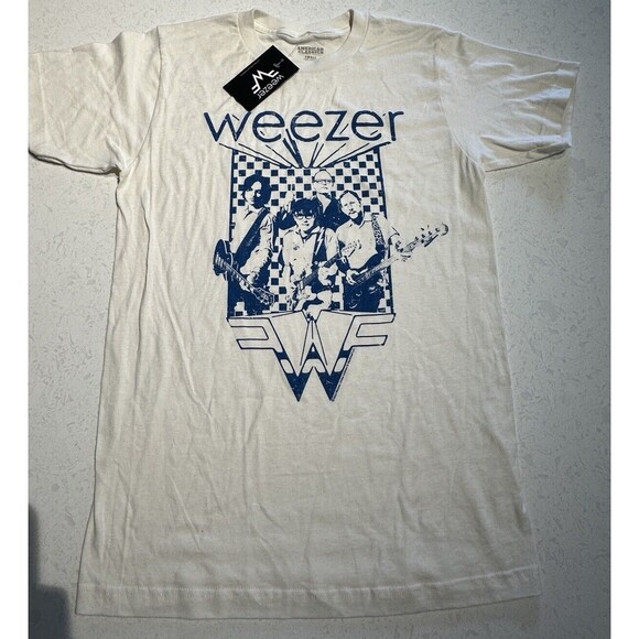 American Classics | Shirts | Nwt Weezer Space Logo Men S Tshirt Blue ...